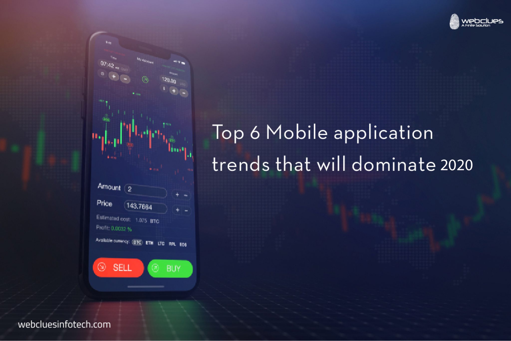Top 6 Mobile application trends that will dominate 2020 | WebClues Infotech